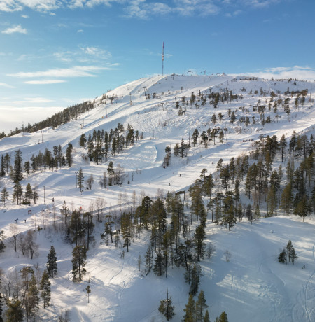 Pyhä Ski Resort drone image