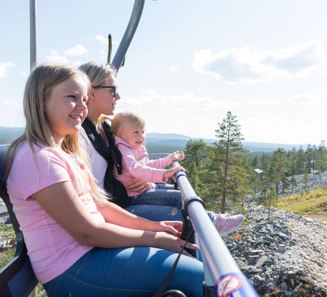 Pyhä scenic lift Lapland