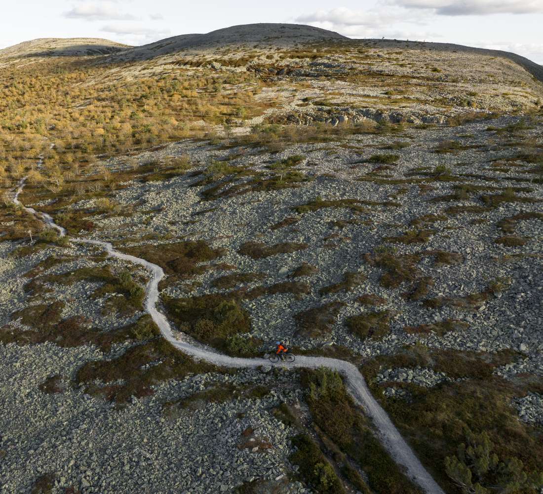 Pyhä Lapland Finland biking